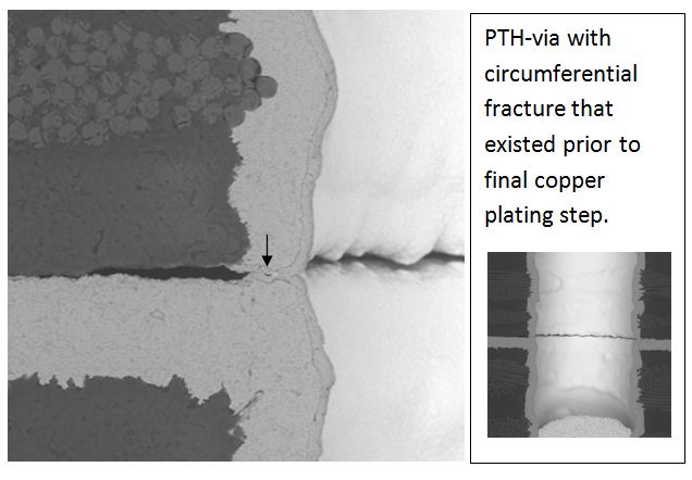 PTH Barrel Crack - SEM Lab Inc.