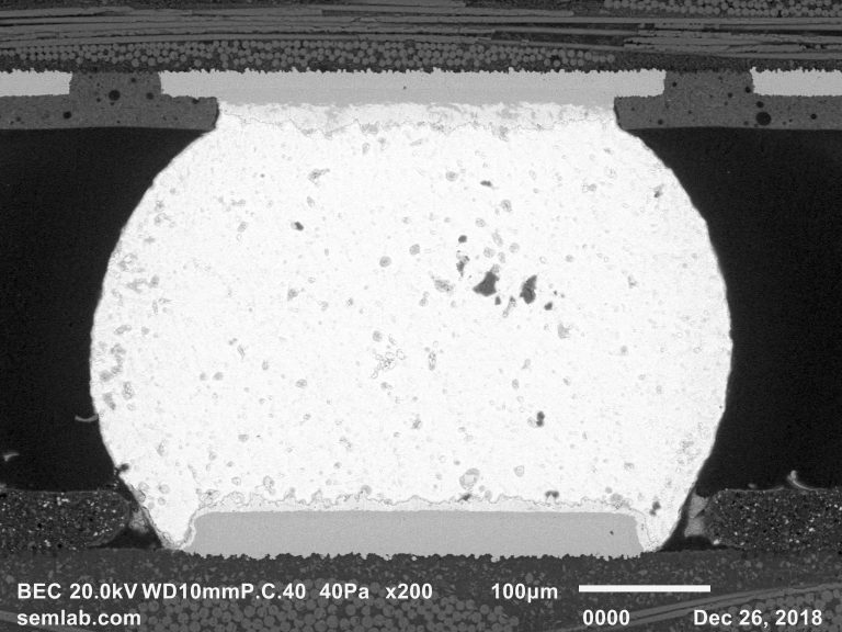 BGA Solder Joint Microsection - SEM Lab Inc. BGA Solder Joint Microsection - SEM Lab Inc.